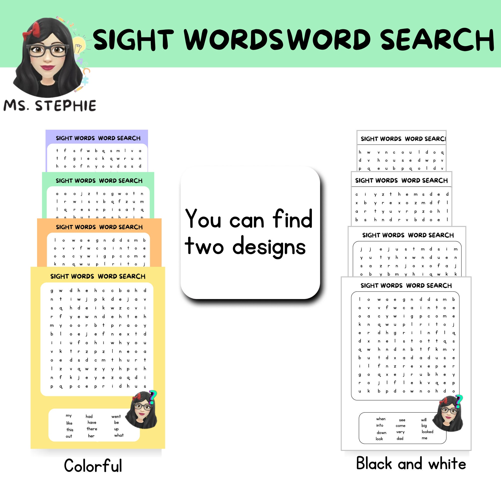 Digital Sight Words Word Search, Homeschool Resources, Reading Skills ...