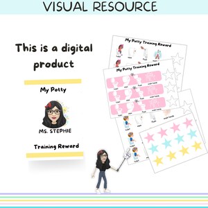 Digital Potty-training Chart: Printable Reward System for Kids With ...
