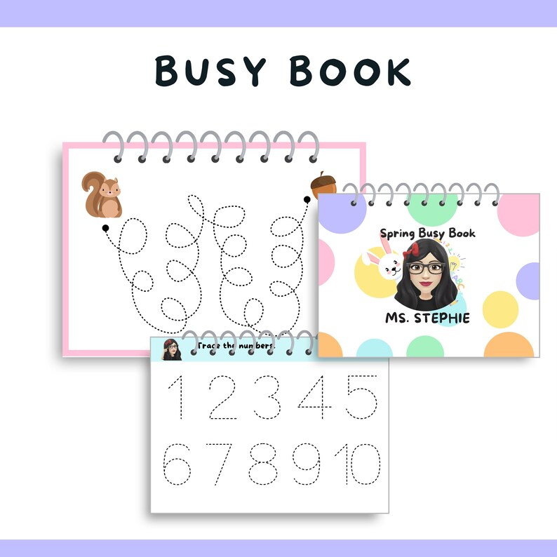 Digital Busy Book for Kids | Homeschool Activities | Learning Book for ...