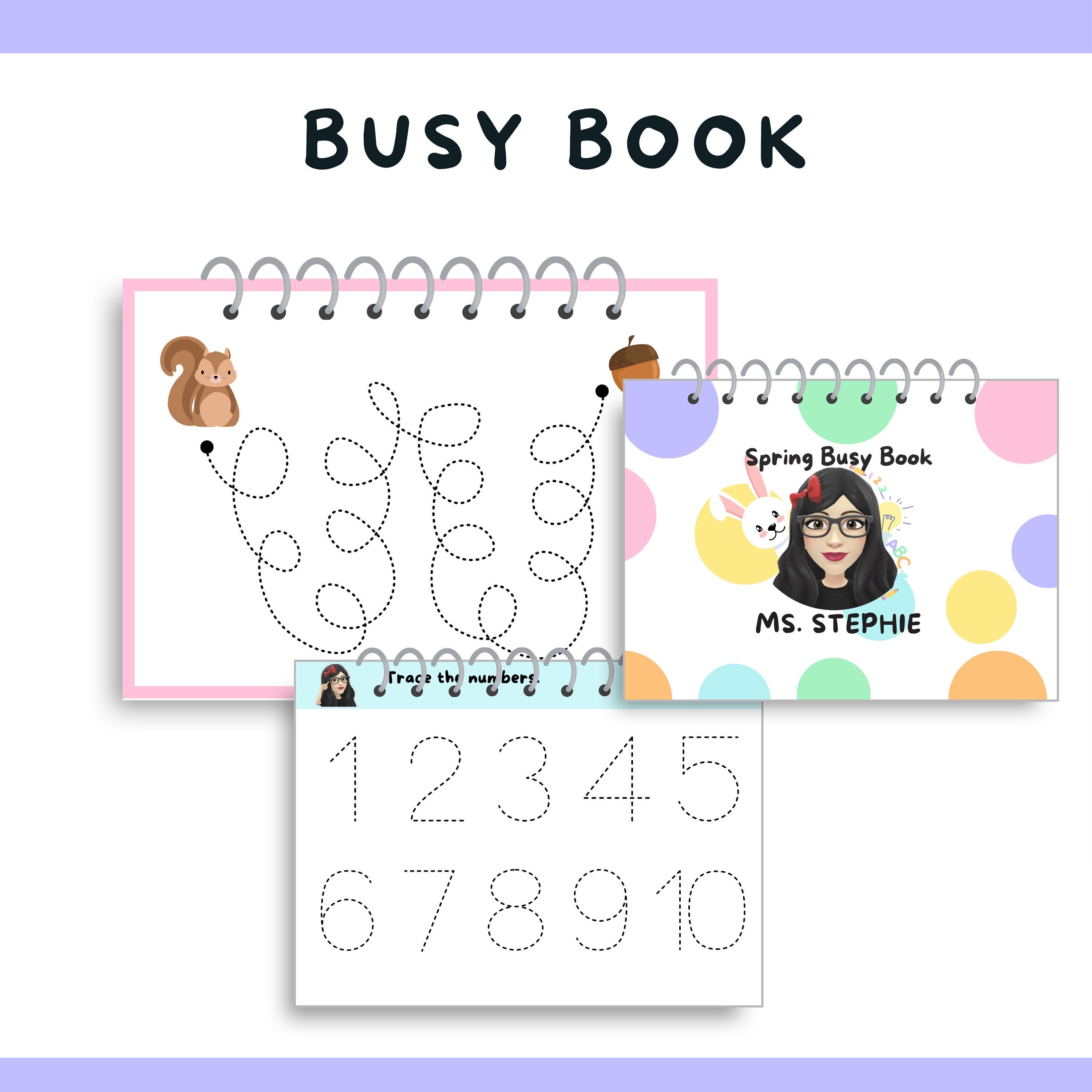 Digital Busy Book for Kids | Homeschool Activities | Learning Book for ...