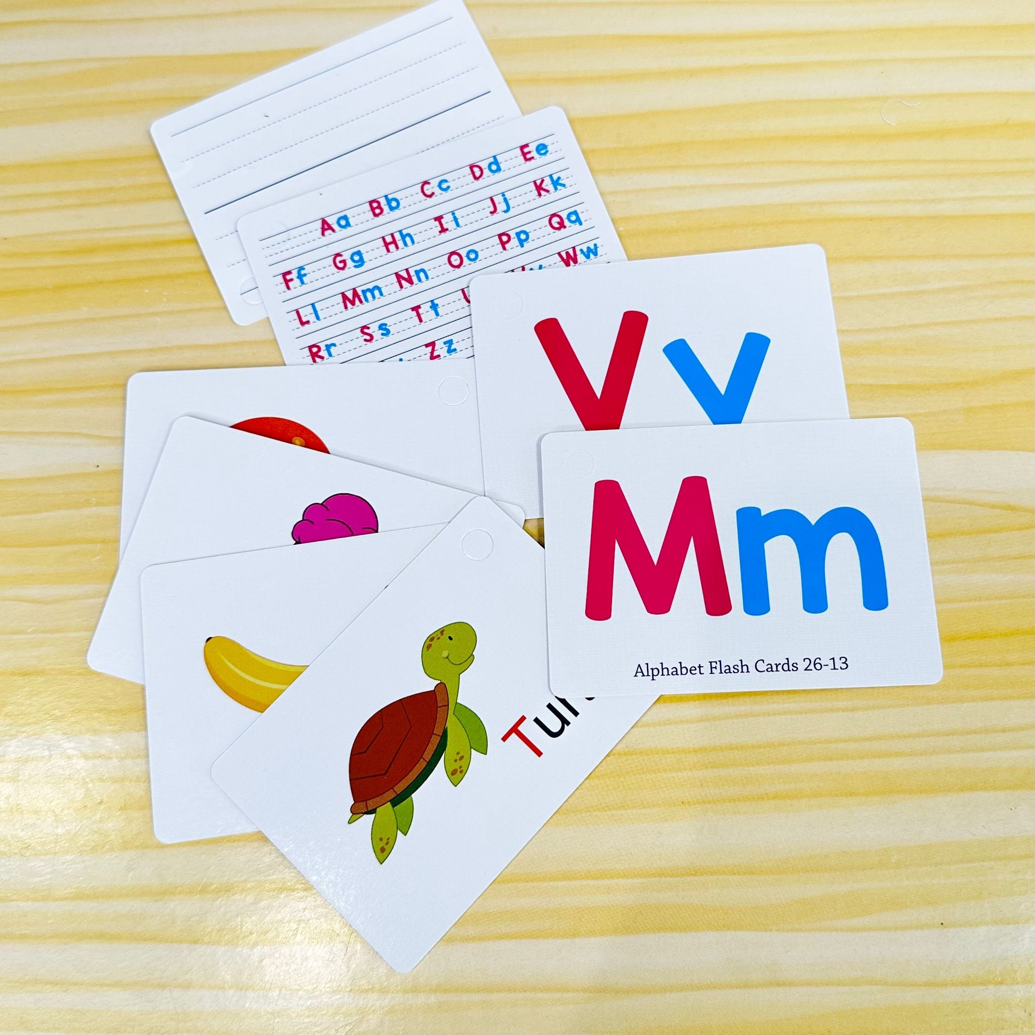 Alphabet Flashcards for Homeschool and Preschool Activities, Learn to ...