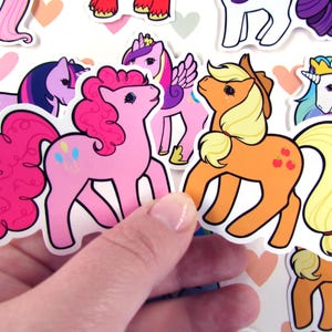My Little Pony Friendship is Magic G1 Style Stickers - Etsy