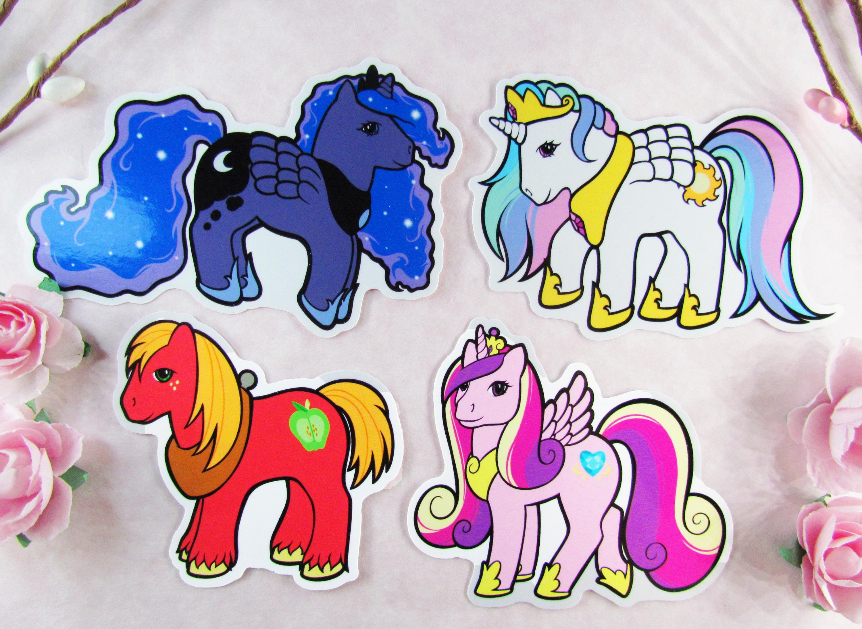 My Little Pony Friendship is Magic G1 Style Stickers - Etsy