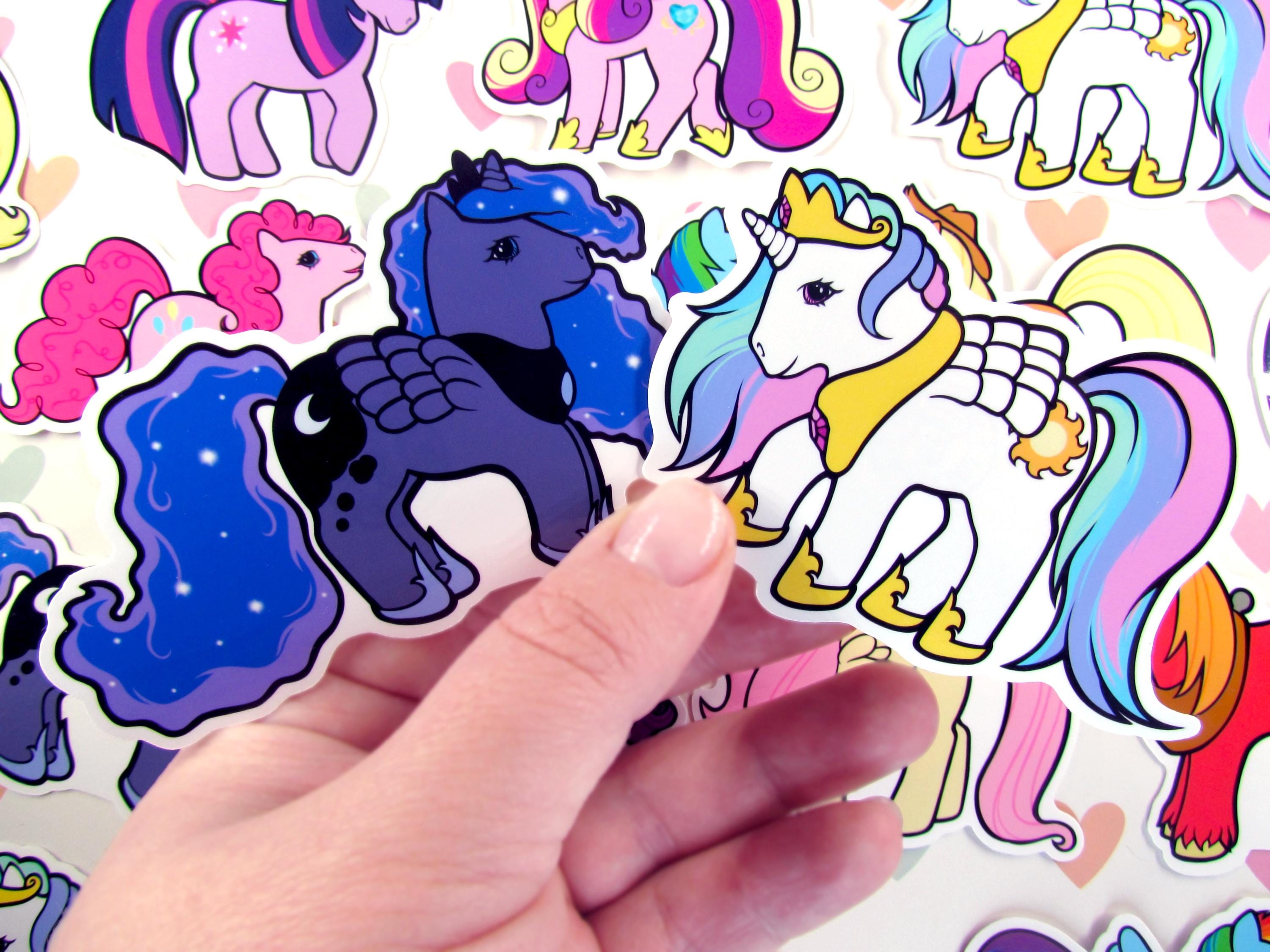 My Little Pony Friendship is Magic G1 Style Stickers - Etsy