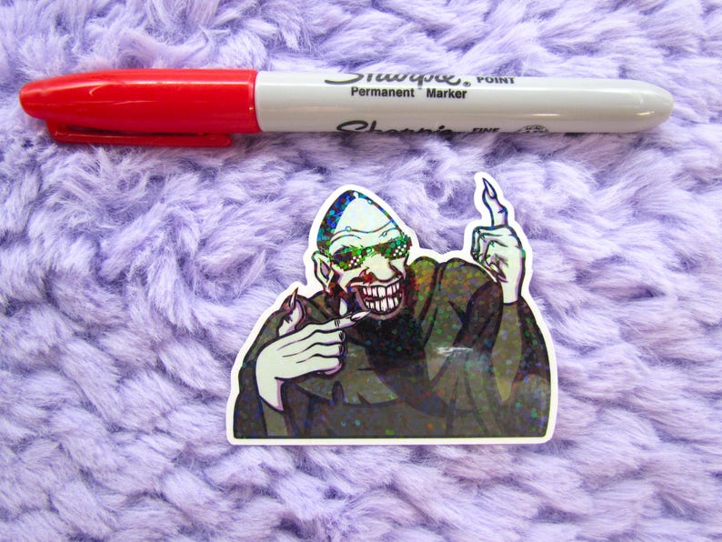 Eyyy Rasputin Glitter Sticker - Etsy