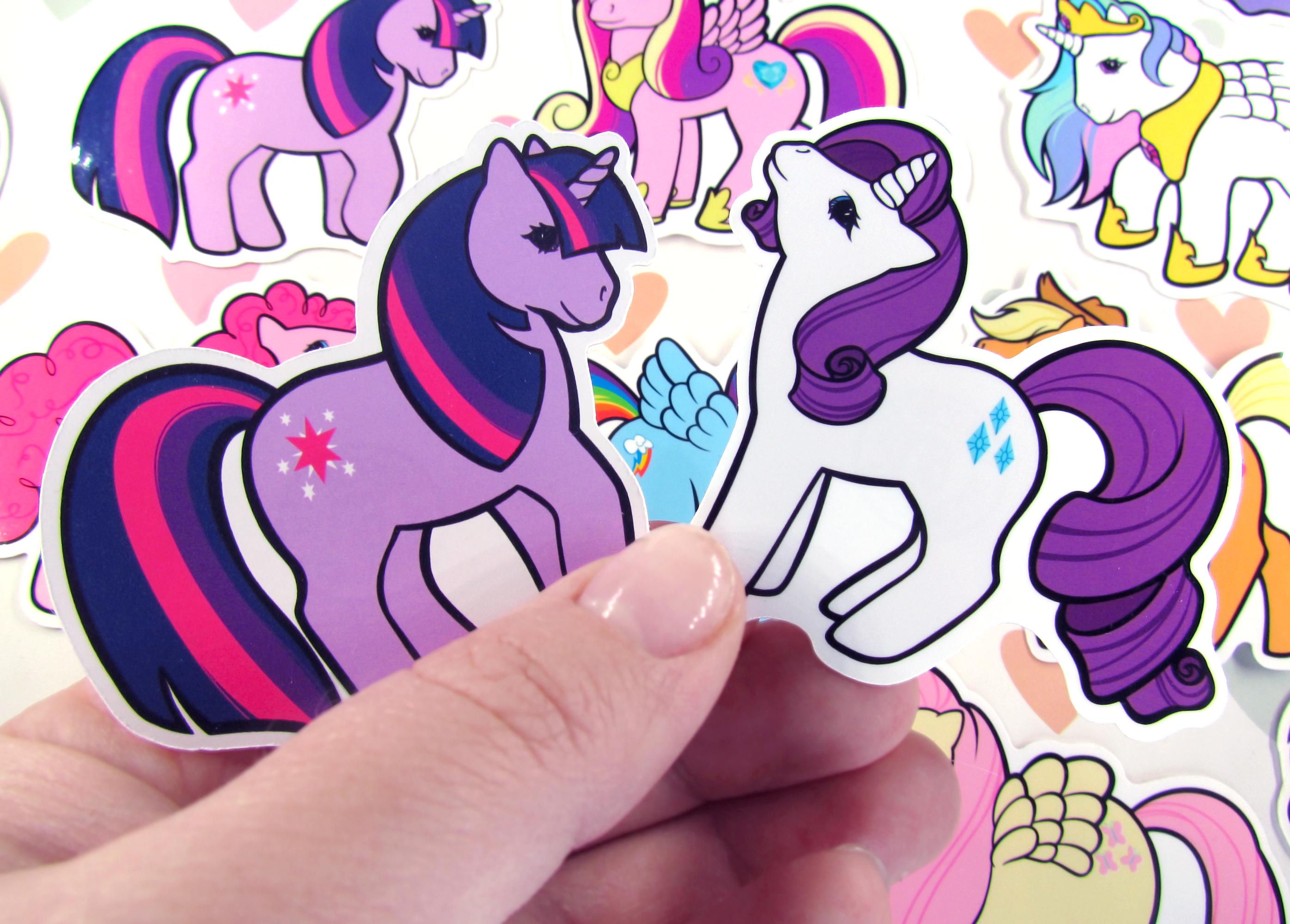 My Little Pony Friendship is Magic G1 Style Stickers - Etsy