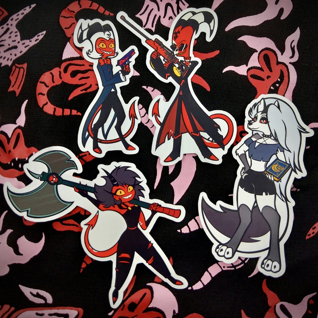 I.M.P. Helluva Boss Fanart Stickers - Etsy