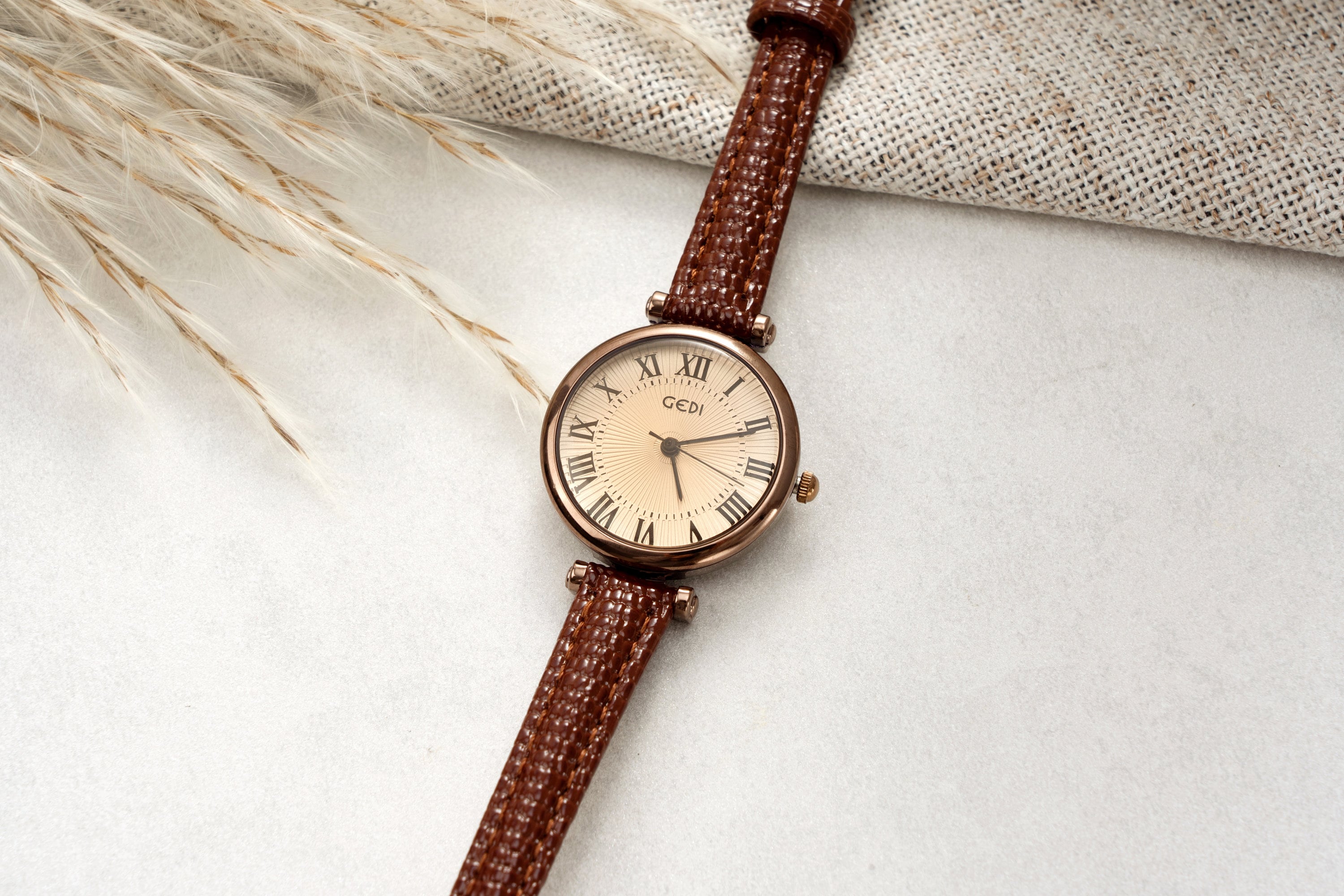 Vintage Leather Watch / Minimal Boho Watch / Minimal Wrist Watch ...