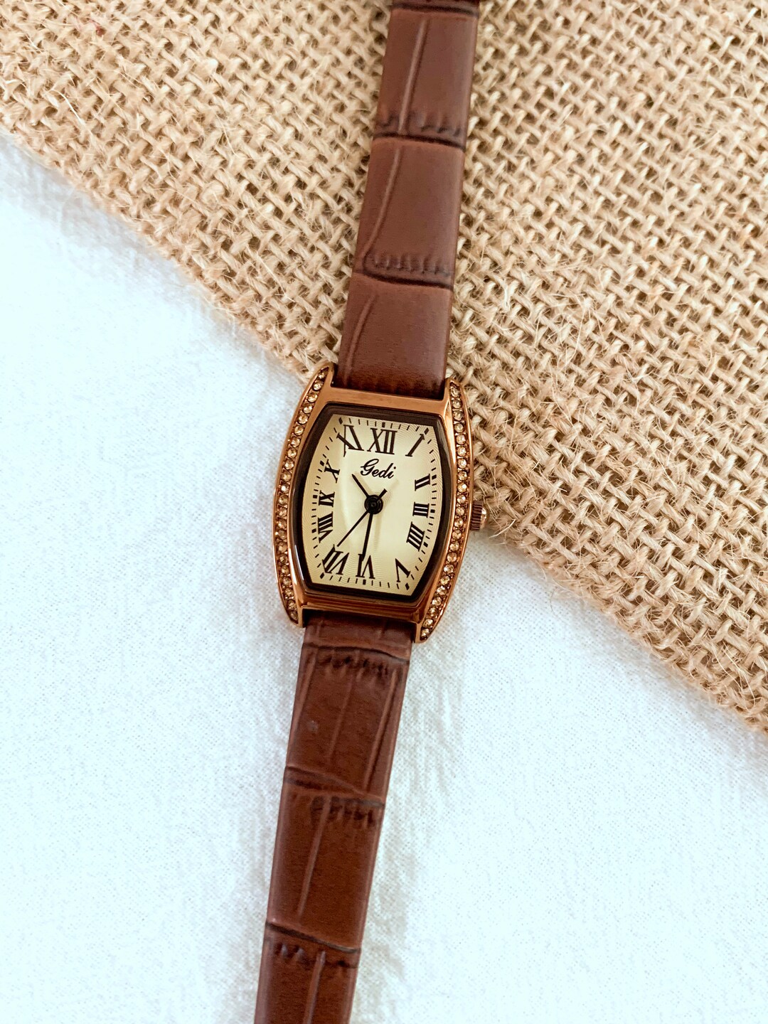 Retro Antique Watch/classic Leather Watch/ladies Leather Watch/brown ...