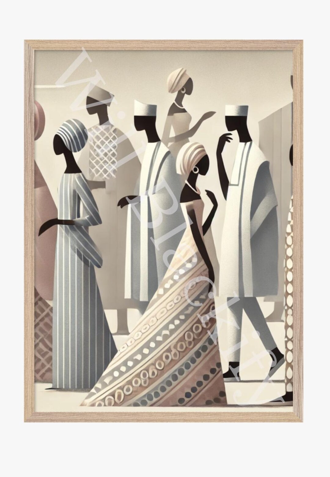 Minimalist Lagos Party Art Wall Art Party Scene Poster Art Print ...