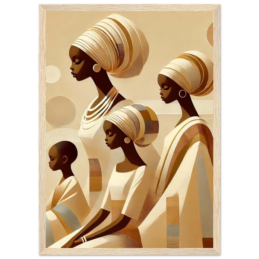Family Print Set | A Family Portraits in Minimalist Design | Digital ...