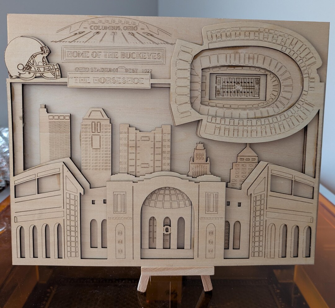 Ohio State Columbus Engraving - Etsy