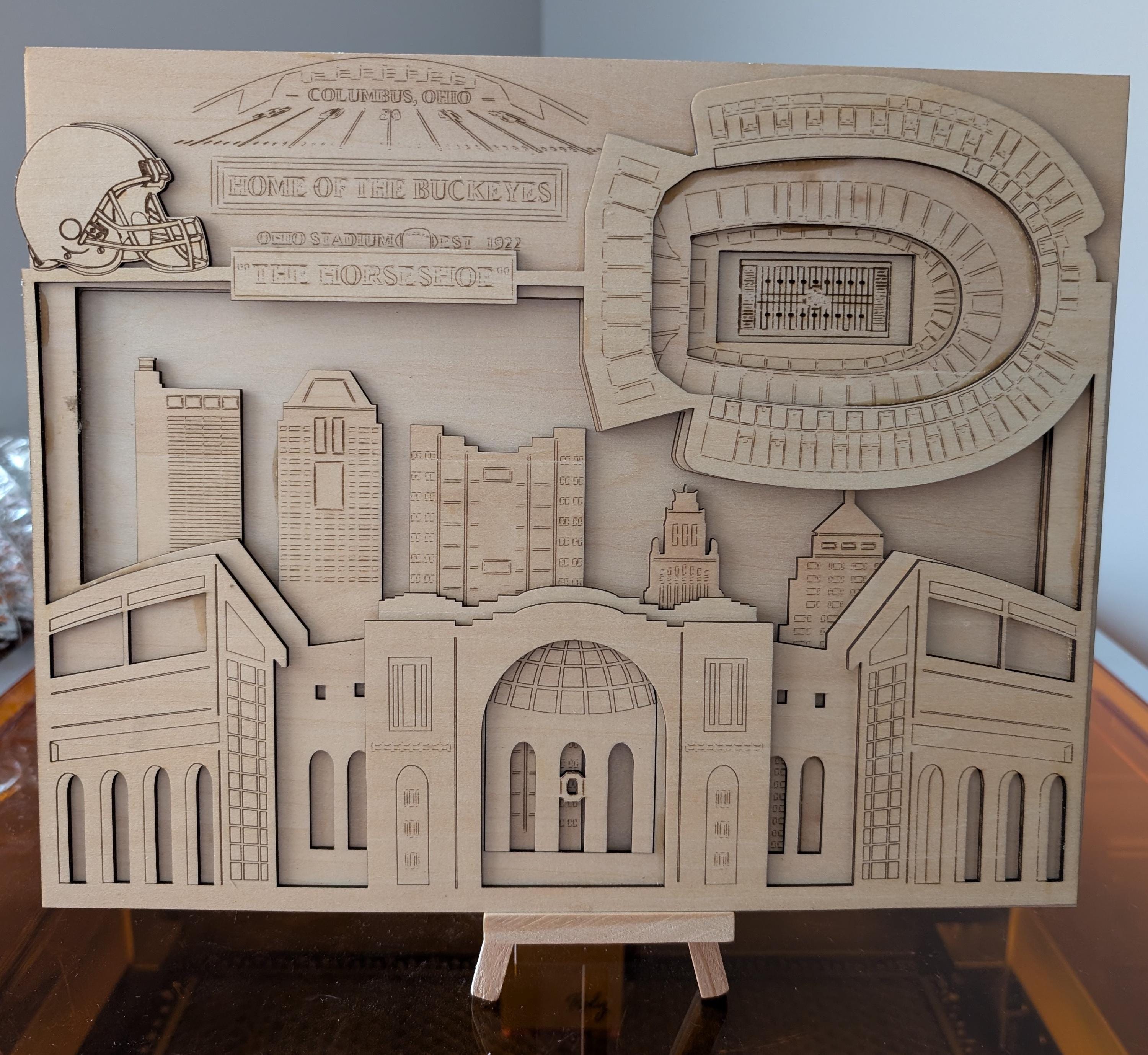 Ohio State Columbus Engraving - Etsy