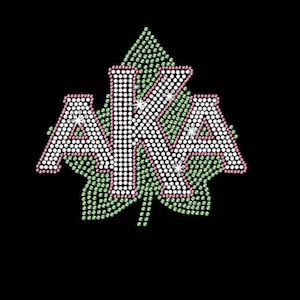 Alpha Kappa Alpha Heat Transfer Decal for Shirts & Apparel - Etsy