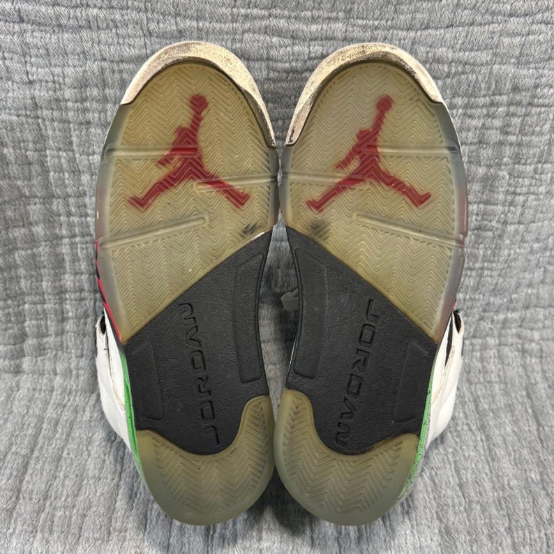 Nike Air Jordan 5 Retro Pro Stars Poison Green 2001 - Size 8 - 136027 ...
