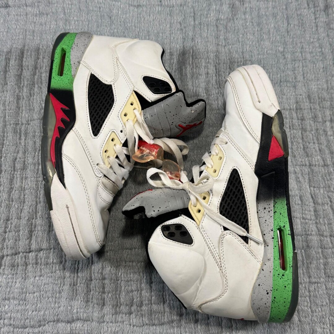 Nike Air Jordan 5 Retro Pro Stars Poison Green 2001 - Size 8 - 136027 ...