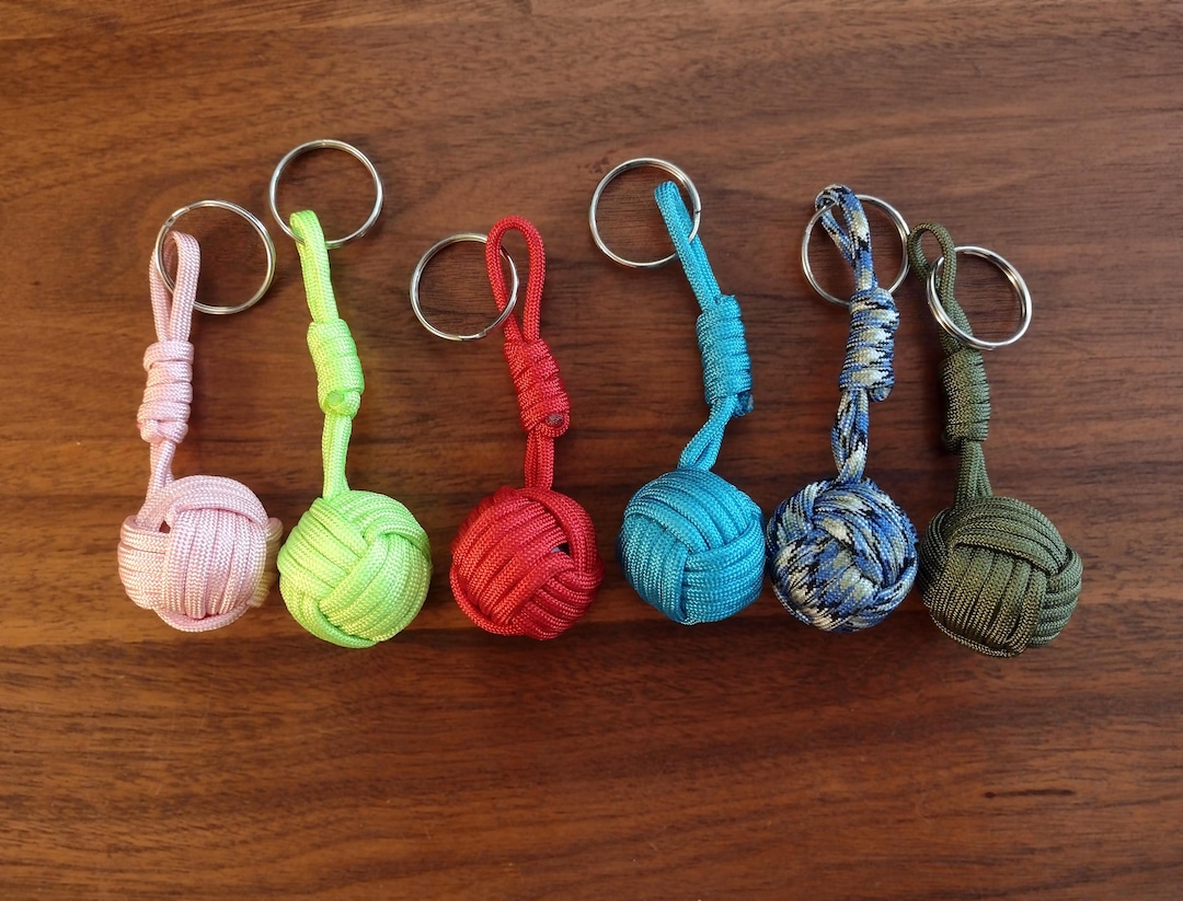 Nautical Decorative Monkey Fist Key Ring / Key Chain - Etsy