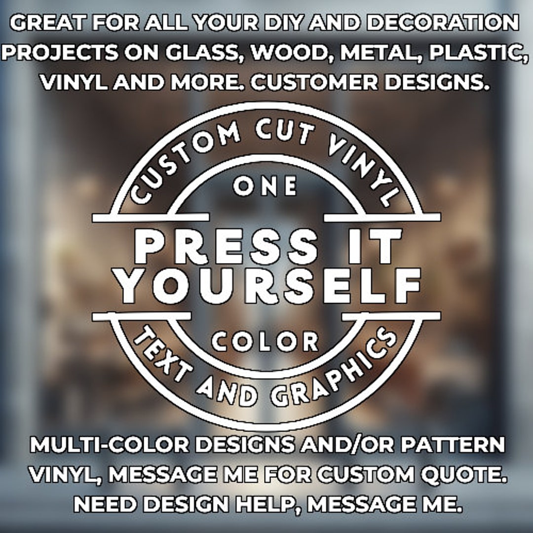 Custom Vinyl Decals - Ready-to-apply, Personalized Design | Unique ...