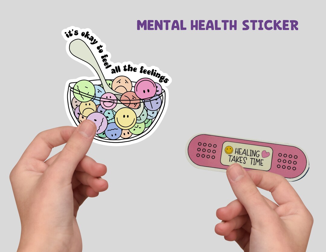 Mental Health Sticker, Self Love Sticker, Self Care Sticker - Etsy