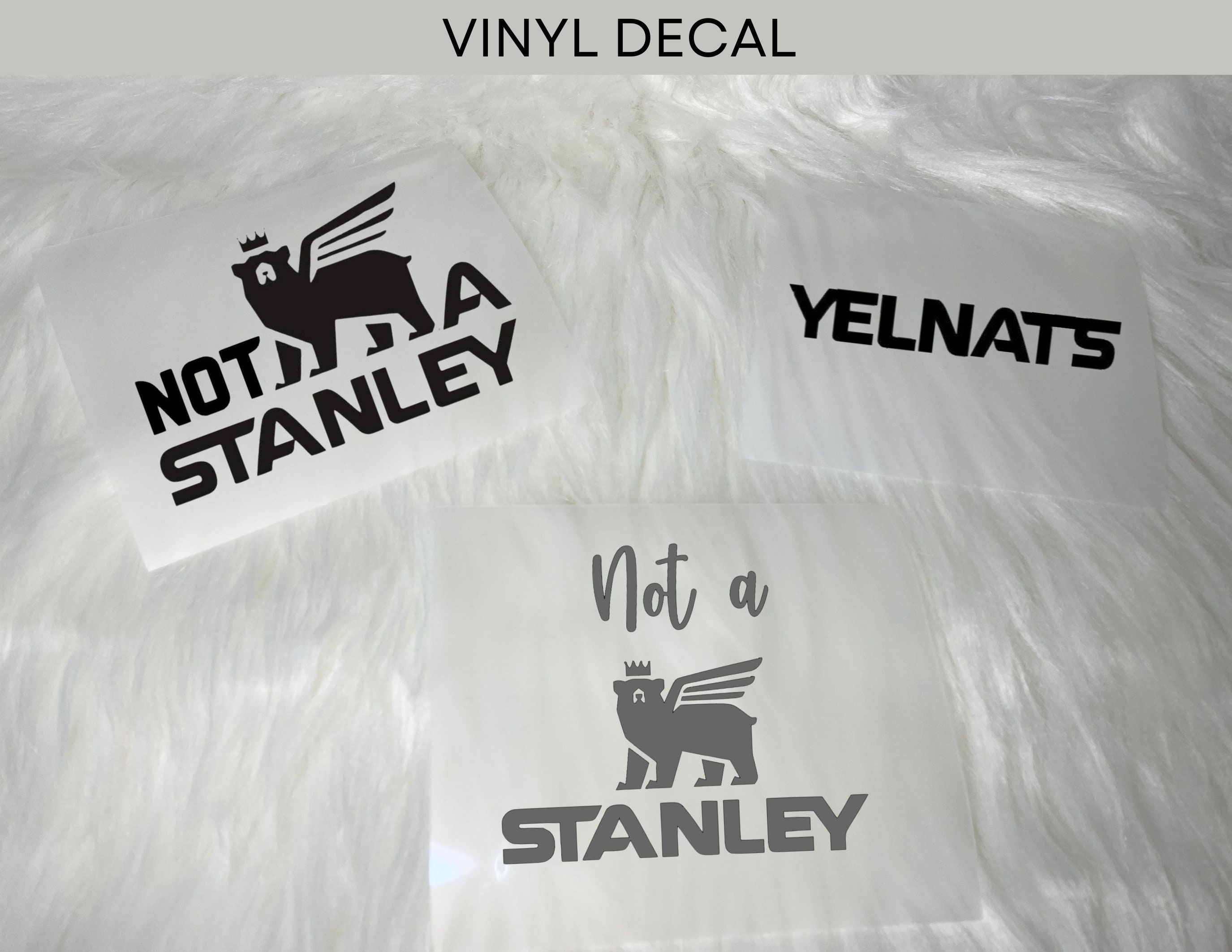 Not a Stanley Decal, Yelnats Sticker, Stanley Inspired Vinyl Decal - Etsy