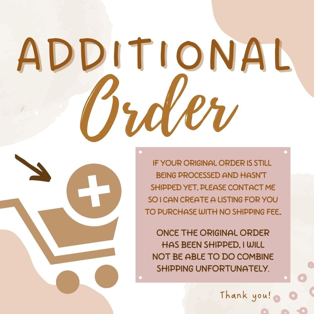 Additional Order - Tracked Shipping - Etsy