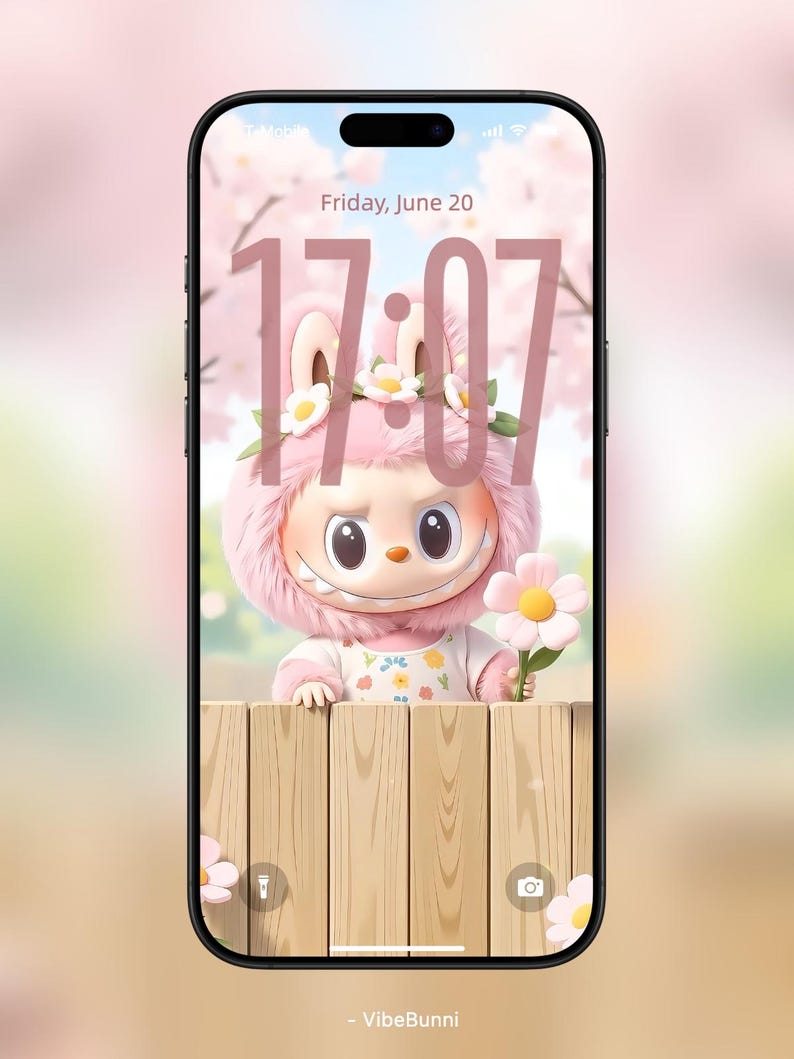 Mokoko Labubu Peekaboo Live Wallpaper | Animated Digital Phone Screen ...
