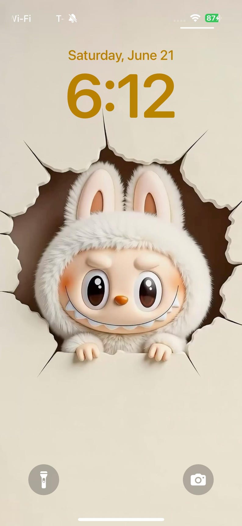 Labubu Live Wallpaper: Kawaii Animated iPhone Screen (digital Download ...