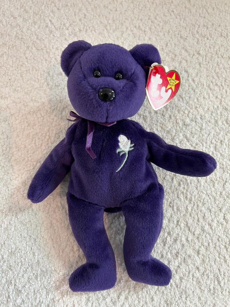 RARE Ty “princess” Diana Bear Memorial Beanie Baby Rare 1997 - Etsy