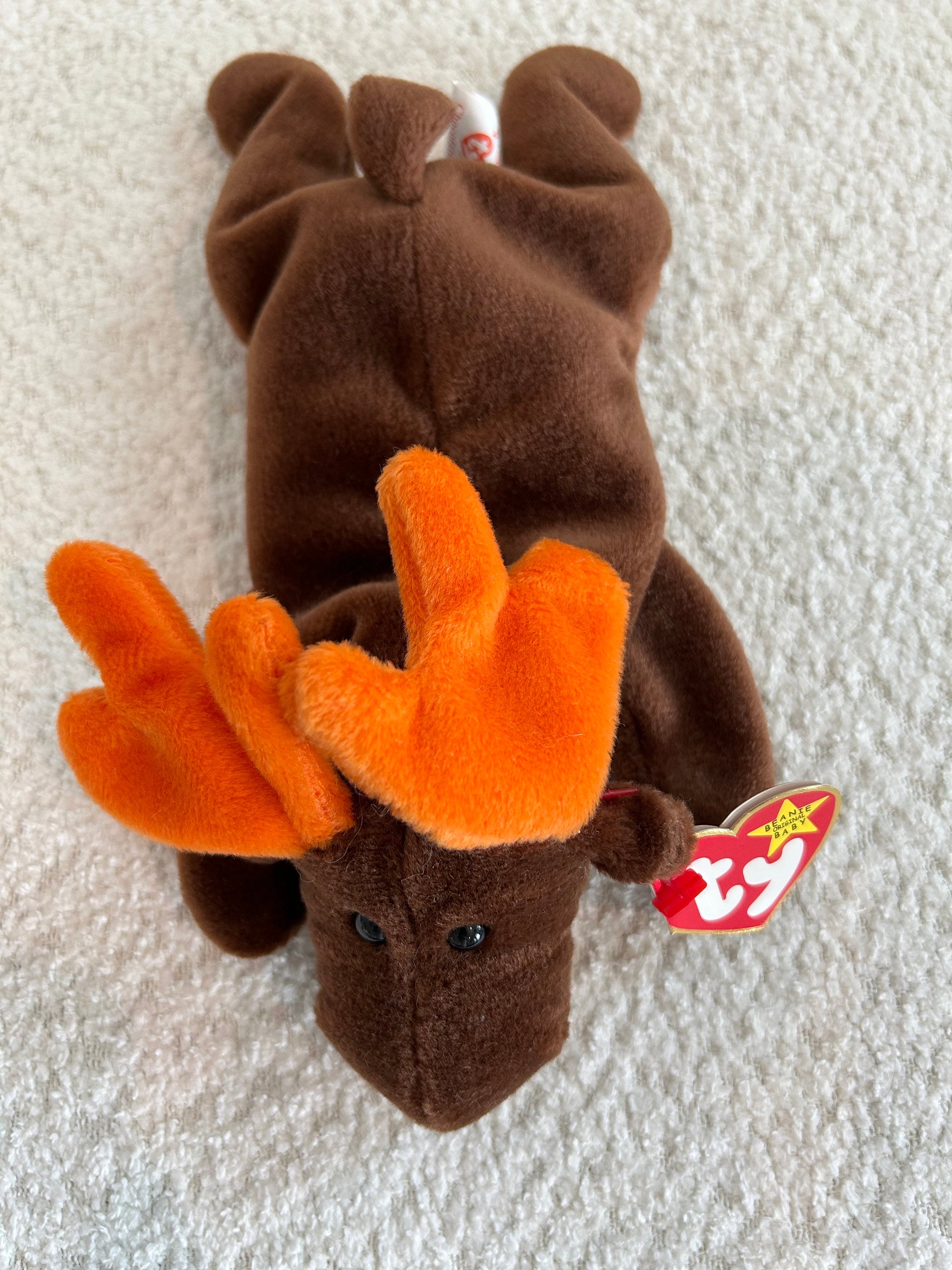 RARE 1993 Ty “CHOCOLATE” the Moose Beanie Baby - Etsy