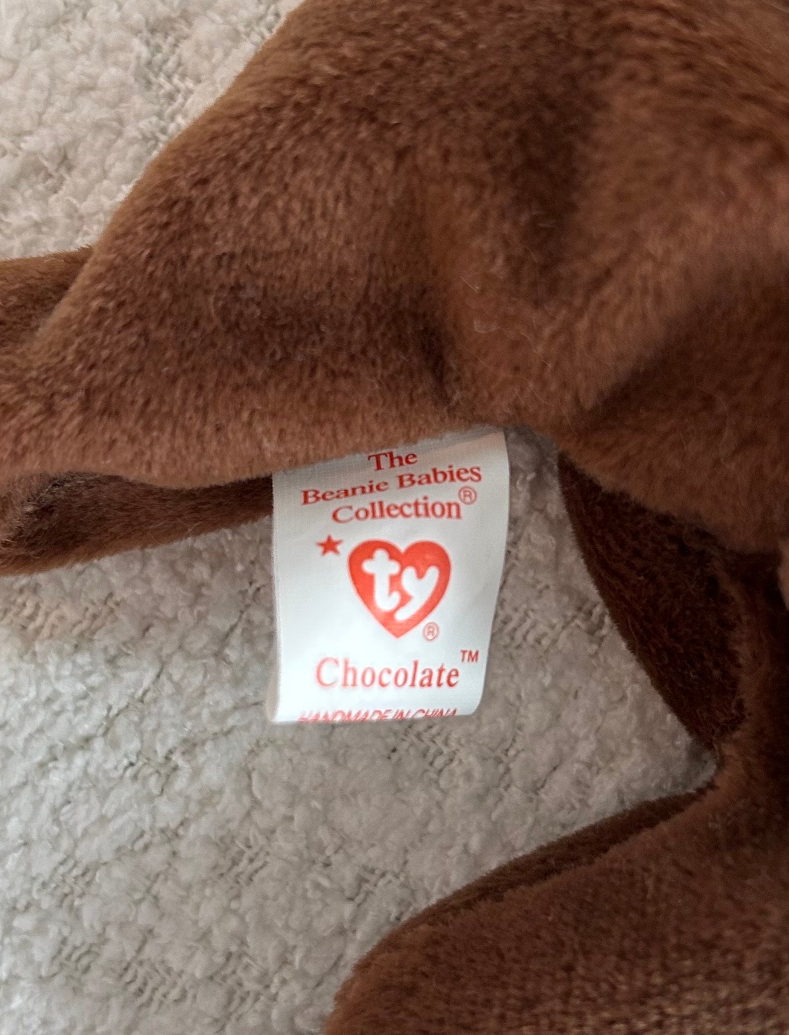 RARE 1993 Ty “CHOCOLATE” the Moose Beanie Baby - Etsy
