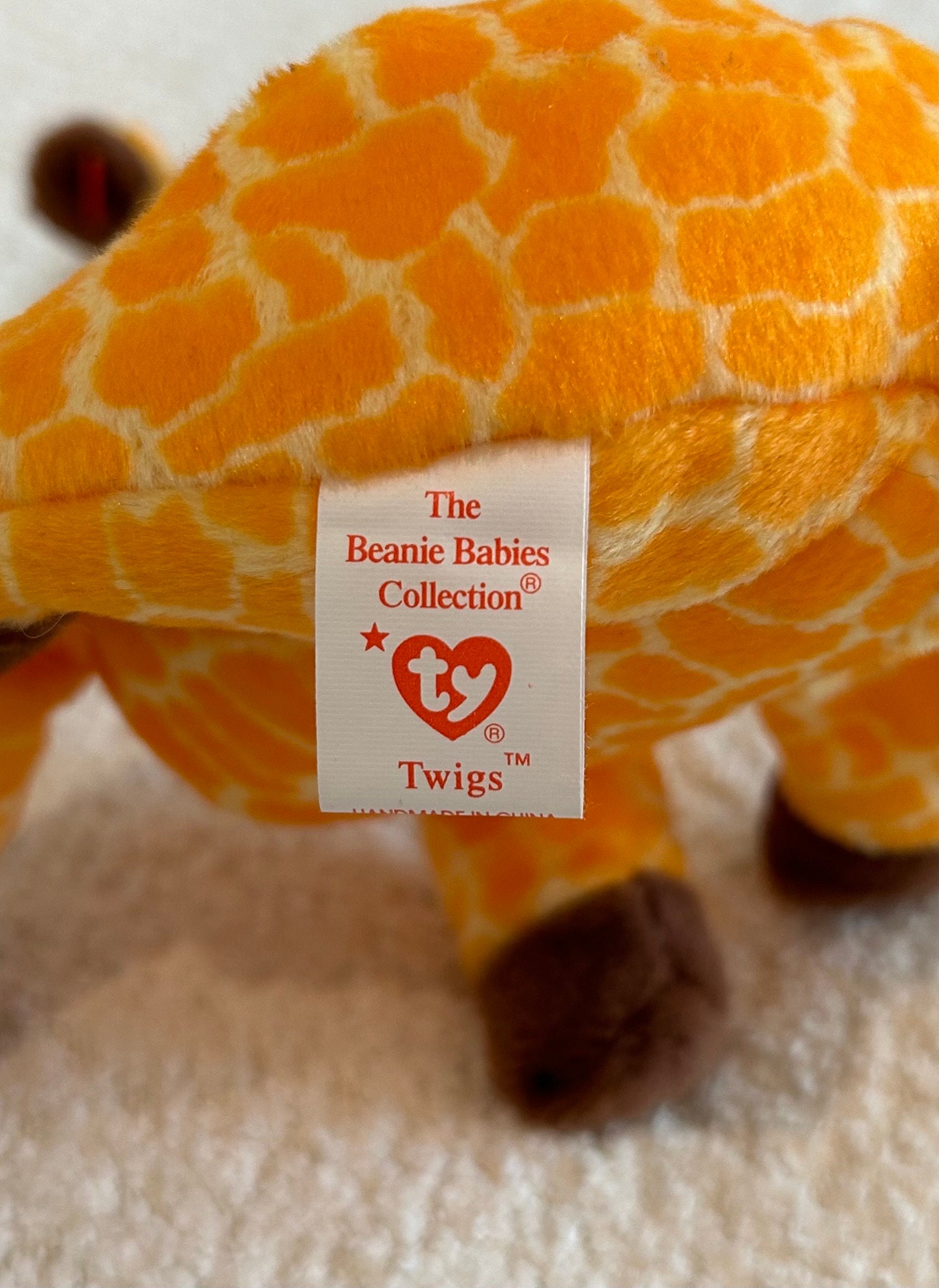 VERY RARE 1995 Ty “TWIGS” the Giraffe Beanie Baby - Etsy