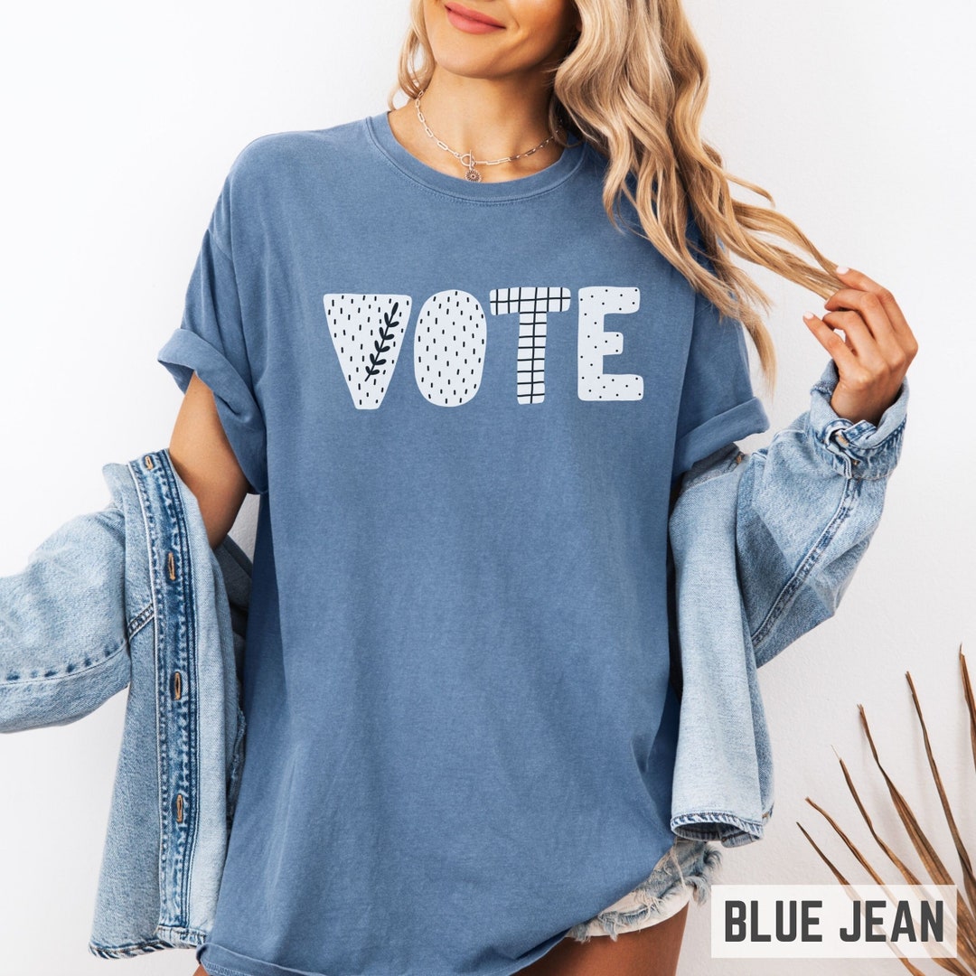 Vote T-shirt, 2024 Election Shirt, Trendy Voter Tee, Voting Shirt ...