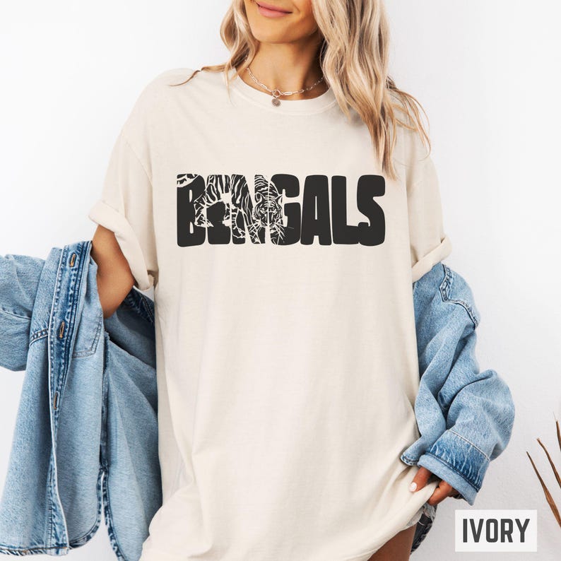 Bengals Football Shirt, Women's Cincinnati Bengals T-shirt, Women's ...