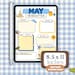 May Newsletter Template, Editable Newsletter, Monthly Newsletter ...