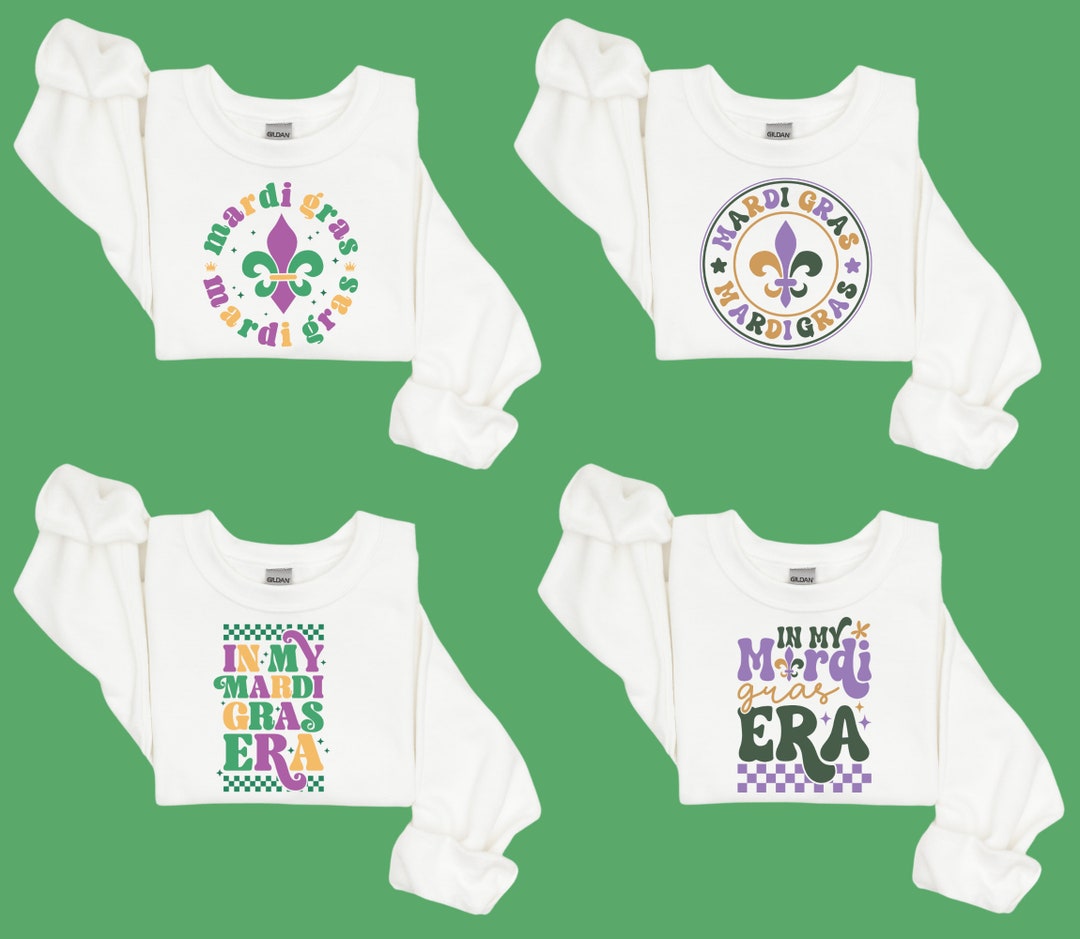 In My Mardi Gras Era Checkered Svg Bundle, Mardi Gras Svg, Fleur De Lis ...