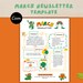 March Newsletter Template, Editable Newsletter, Monthly Newsletter ...