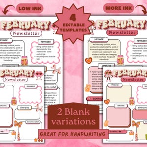 February Newsletter Template Groovy Classroom Newsletter Preschool ...
