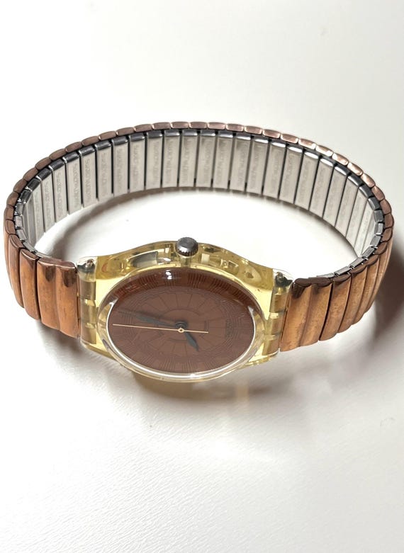 Vintage Swatch Watch Copper Dusk - Gem