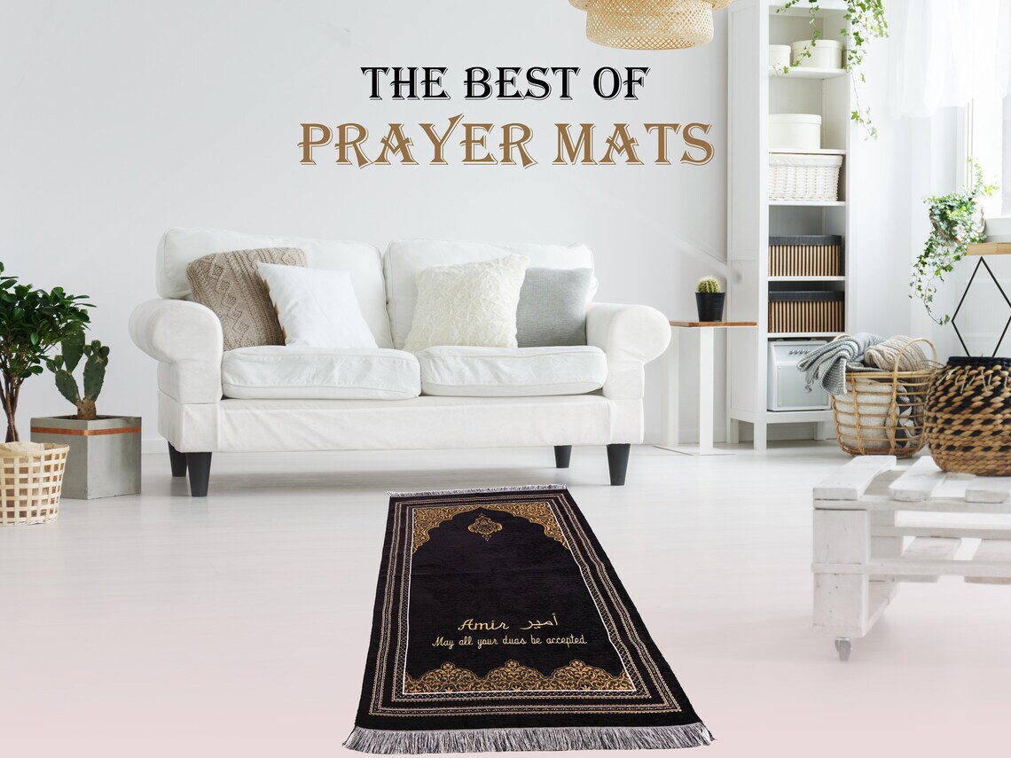 Personalized Prayer Mat Quran Tasbeeh Gift Set Ramadan Eid Hajj Umrah ...