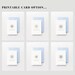 12 Snowflake Christmas Cards Digital Printable Holiday Cards Bundle L ...