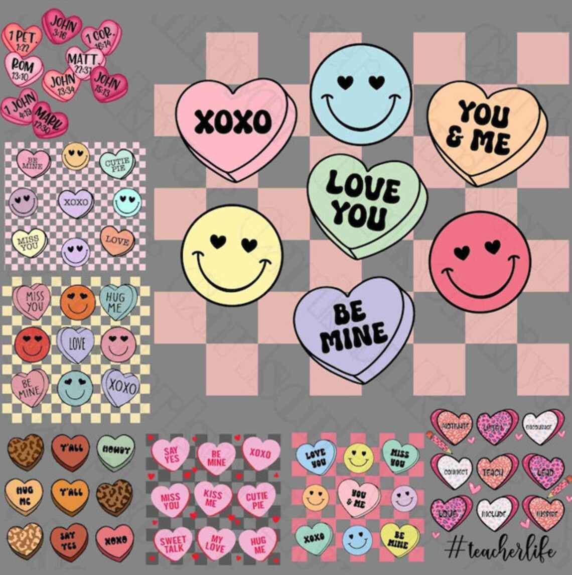 Valentines Day Candy Heart Clip Art