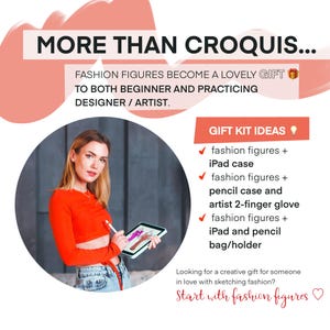 Fashion Poses Stamps for Procreate | Procreate Fashion Brushes, Fashion ...