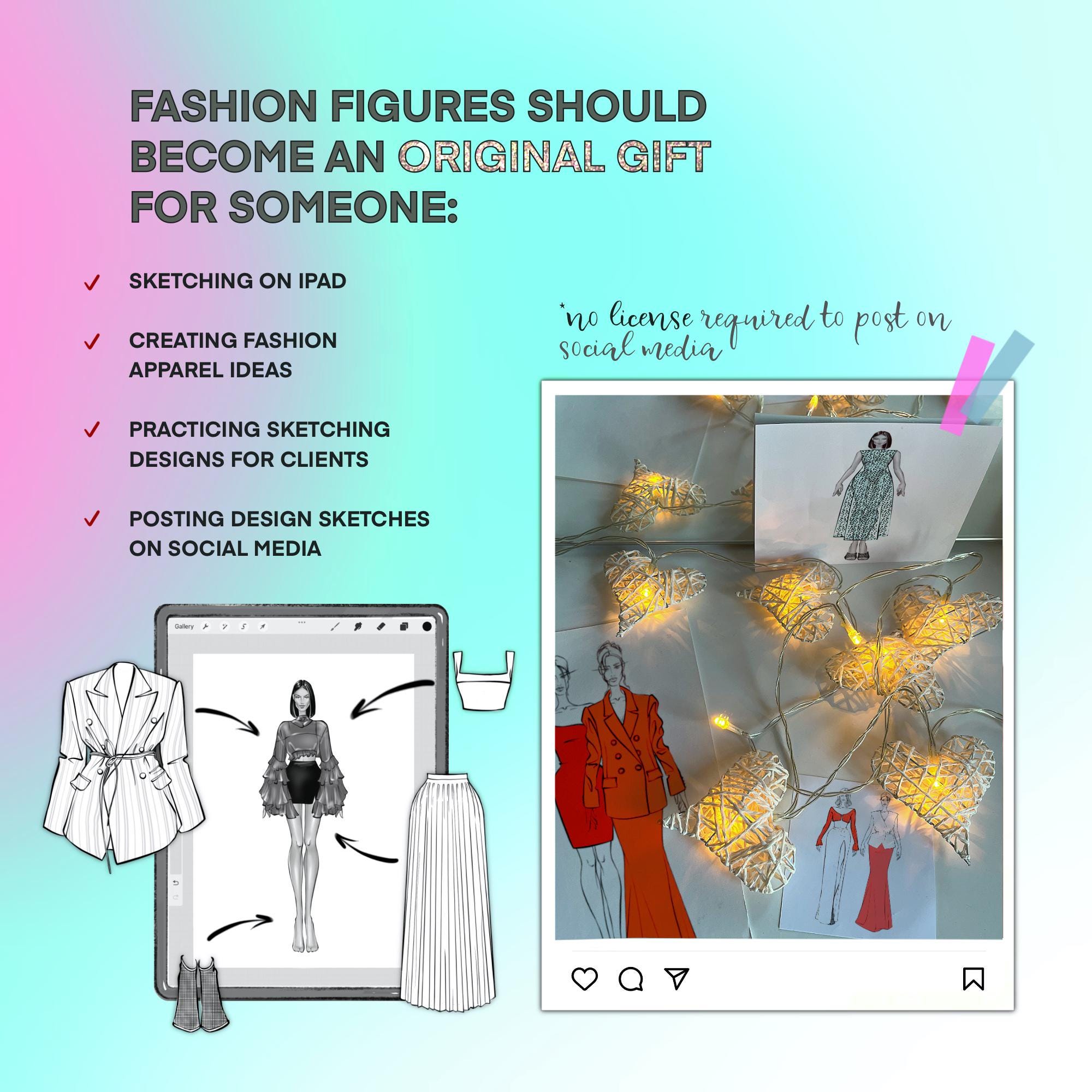 50 Clothing Mockups Digital Painting Brush Packs | How to Draw Apparel ...