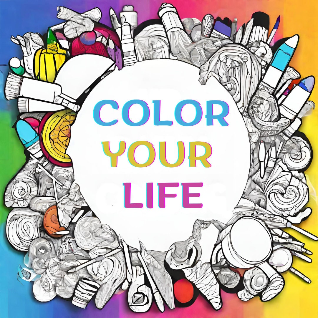 101 Amazing Coloring Pages With Fantastic Animal Creatures. Digital ...