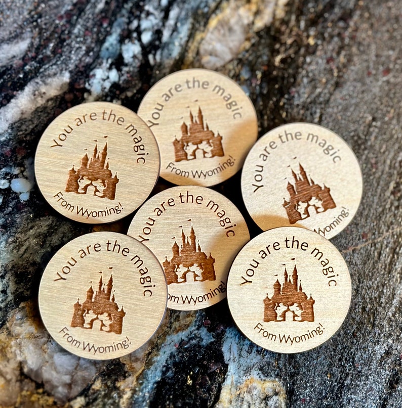 Cast Member Thank You Tokens | Single-sided Wooden Coins | Non ...