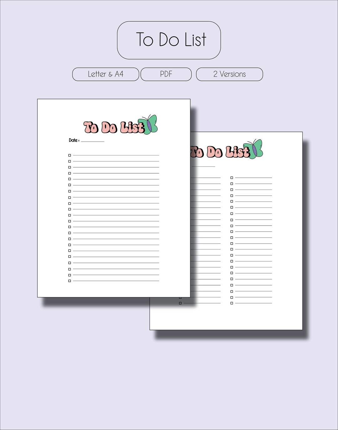 To Do List, Digital to Do List, Printable Planner, Digital Planner ...