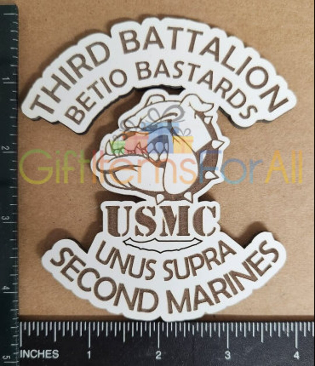 USMC Magnet Third Battalion Second Marines - Etsy