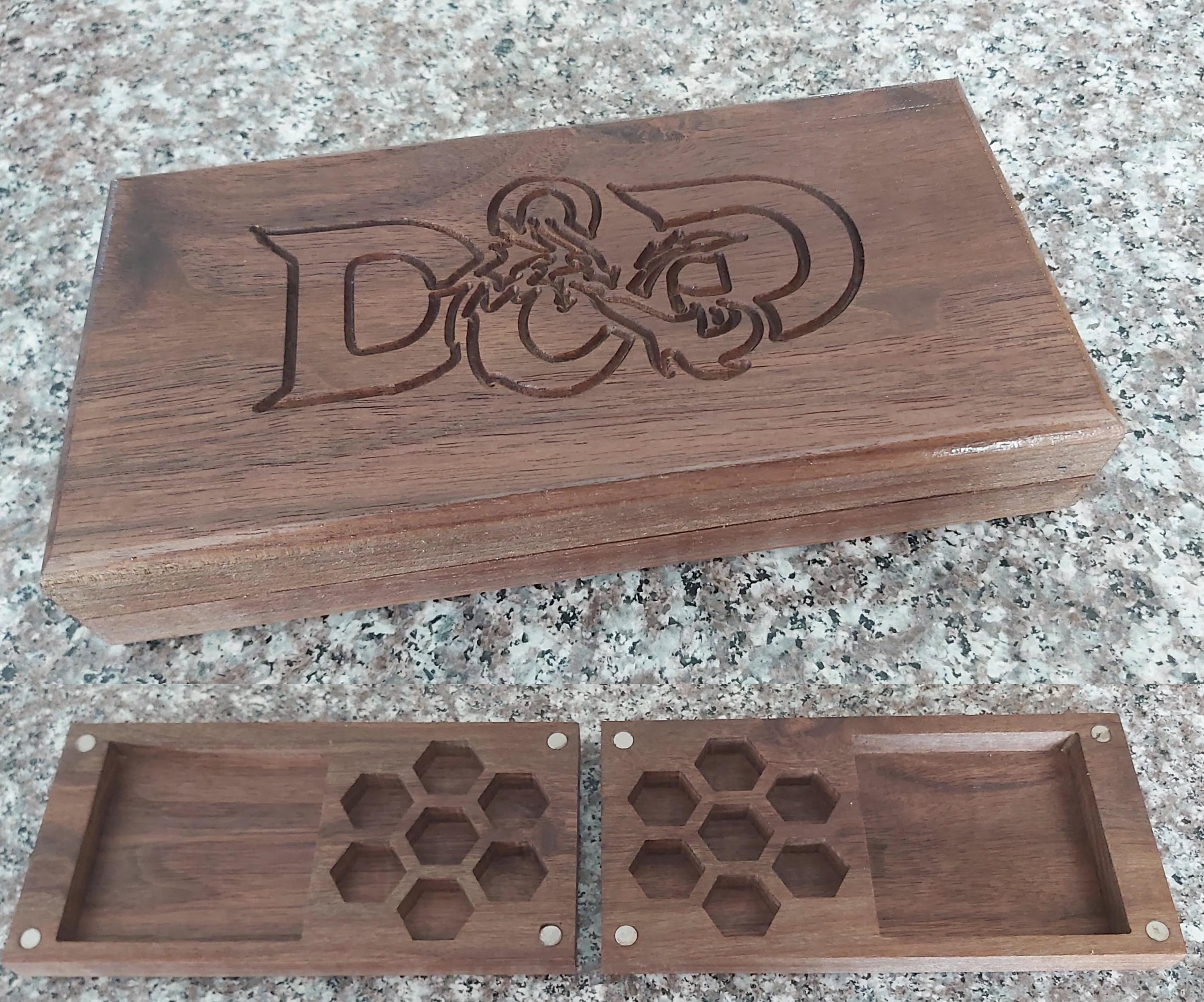 RPG D&D Dice Box SVG/DXF File - Etsy