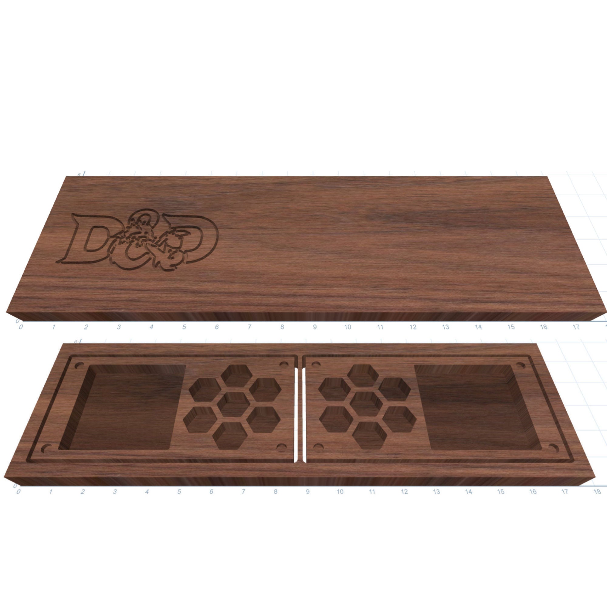 RPG D&D Dice Box SVG/DXF File - Etsy