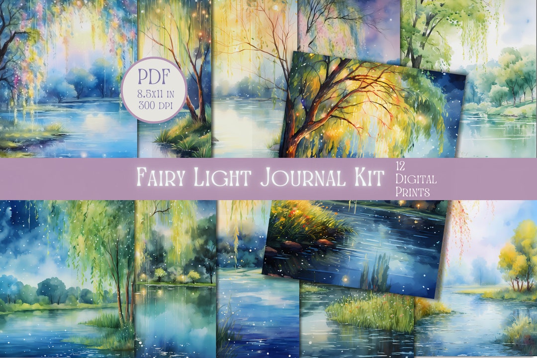 Fairy Light Journal Pages: Fantasy Printable Paper (PDF Download) - Etsy